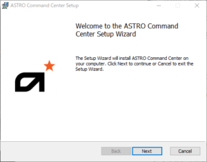 ASTRO Command Centerのインストール方法【日本語解説】